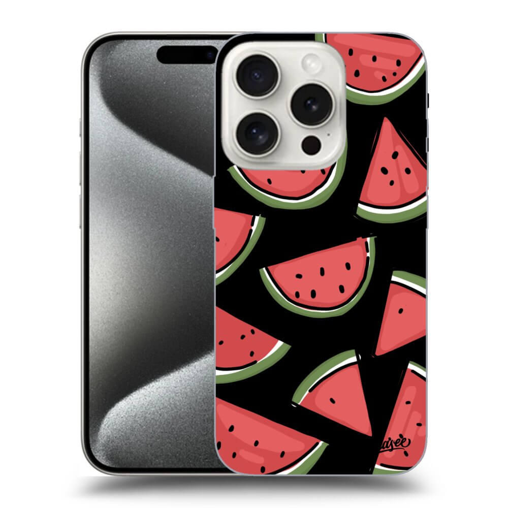 Picasee husă neagră din silicon pentru Apple iPhone 15 Pro - Melone ...